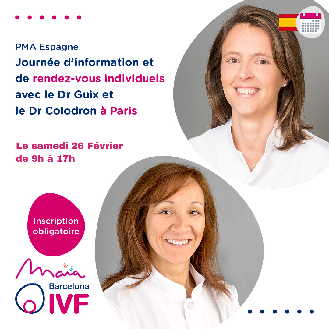 Journée d'information avec la clinique IVF barcelona | Association MAIA